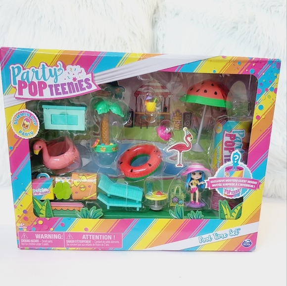 Spin Master | Toys | Party Pop Teenies Pool Time Set | Poshmark